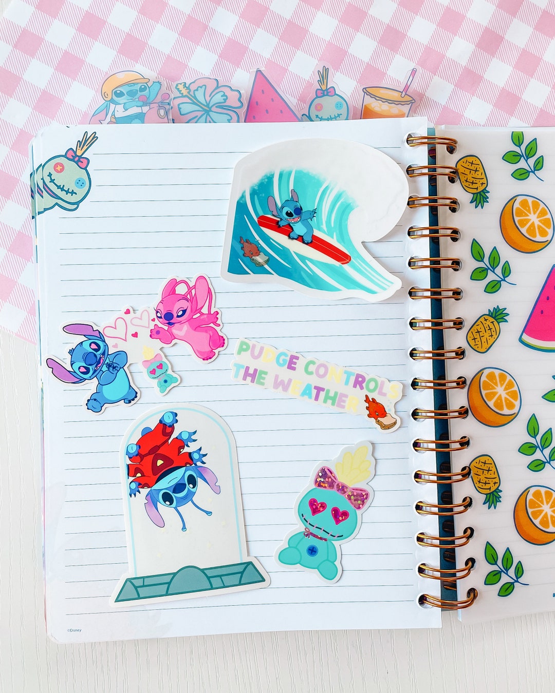 Stitch Sticker Bundle Lilo and Stitch Stickers Pudge Controls the ...