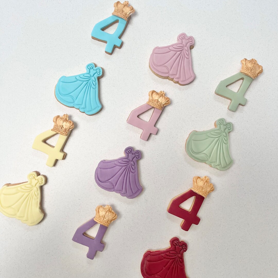 Princess Cookies | Disney Biscuits | Party Favours | Princess Party ...