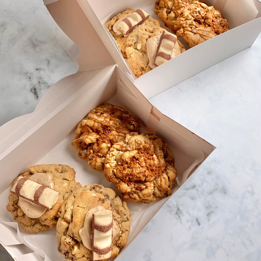 Stuffed Cookies NYC Cookies Kinder Biscoff Chocolate Chip Cookie Gift ...