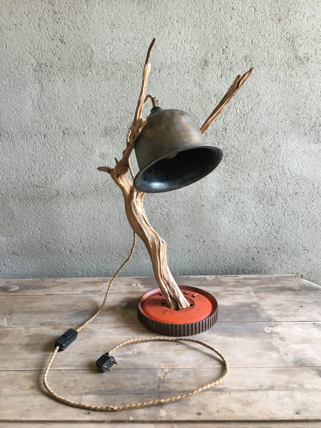 Desk Lamp From Branch of Juniper Bush - Etsy