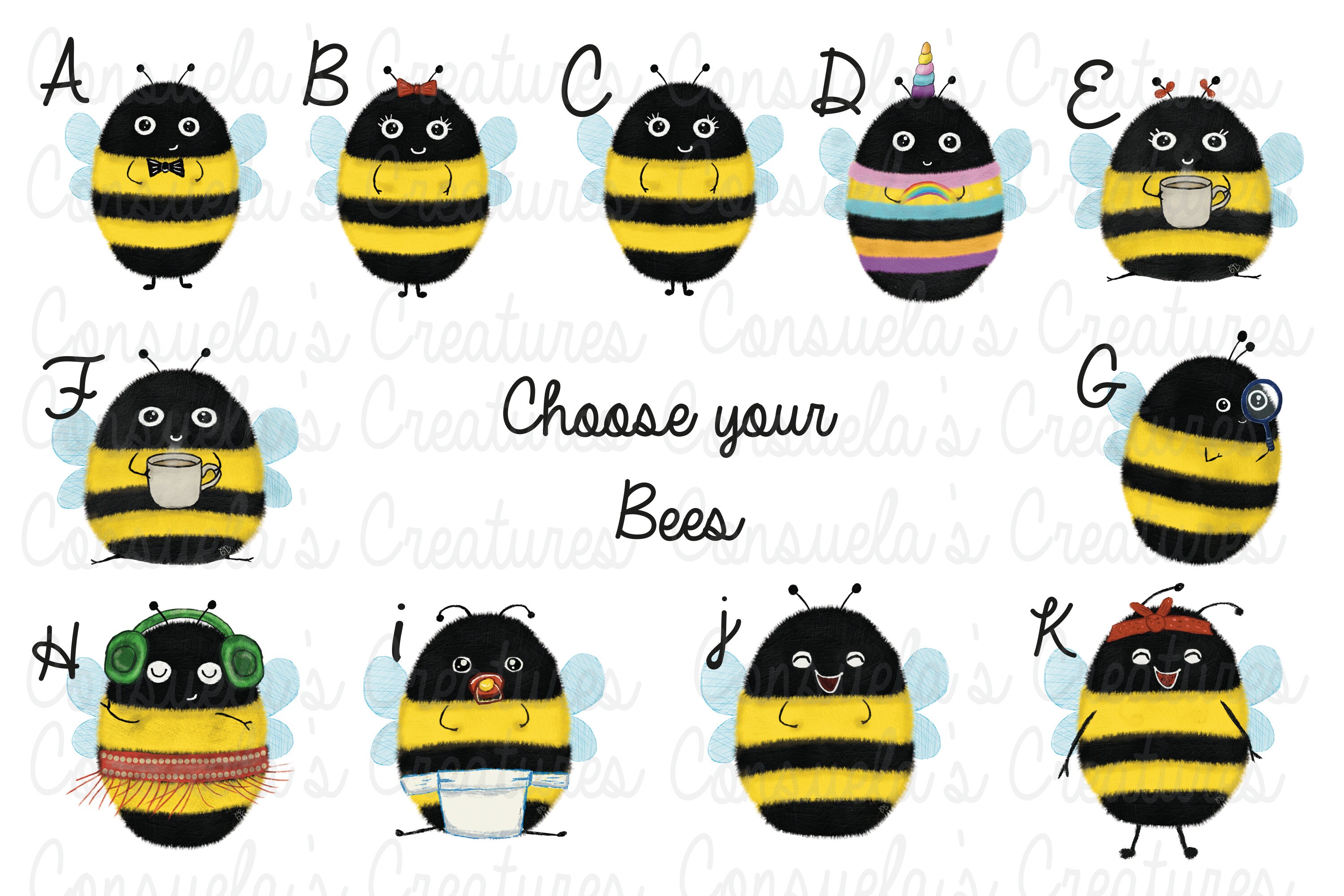 Personalised Family Gift, Bees Family Tree, Bee Print, Bee,bees, Gift ...