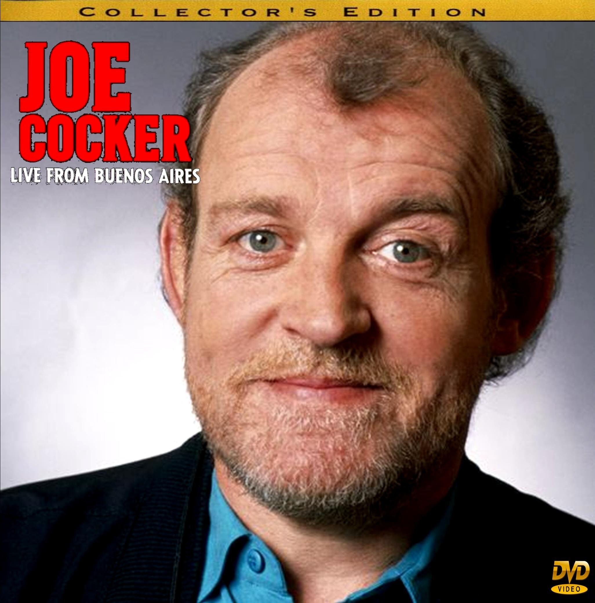 Joe Cocker Live Buenos Aires 1991 dvd/Only For Collectors Quality 8/10