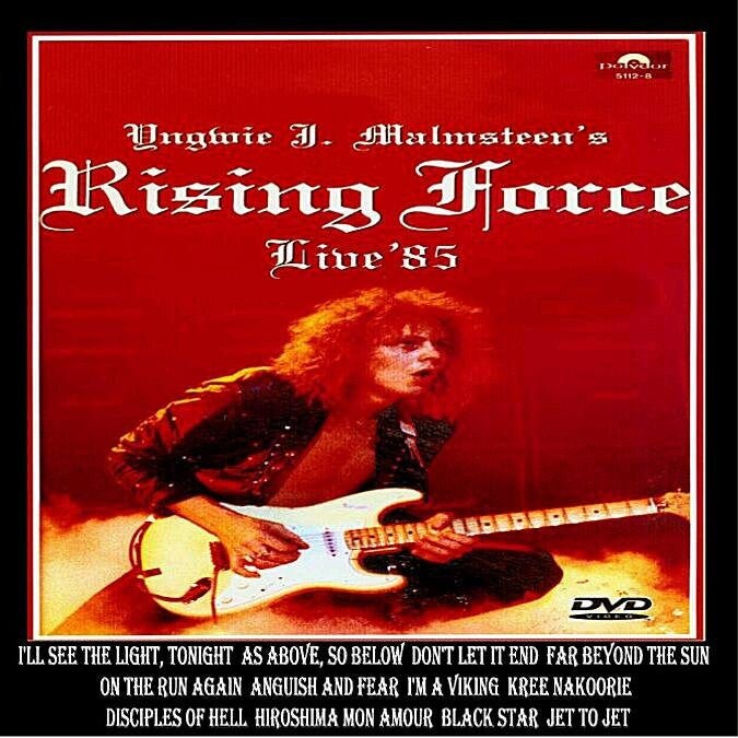 Yngwie Malmsteen RISING FORCE '85 dvd