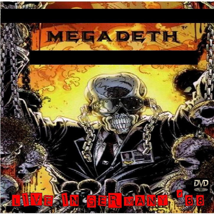 Megadeth LIVE IN GERMANY 1988 dvd