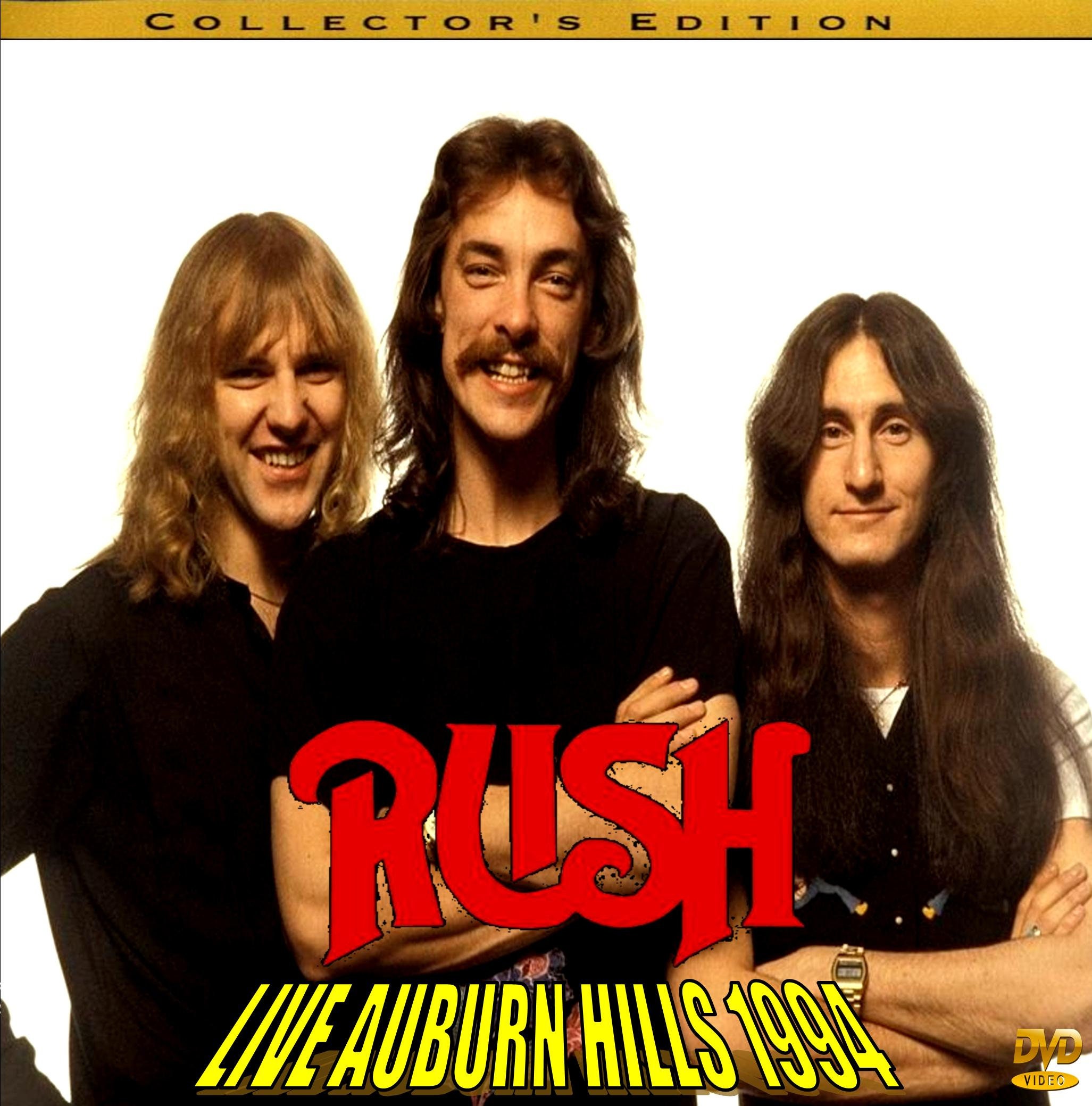 Rush Live Auburn Hills 1994 2 dvds