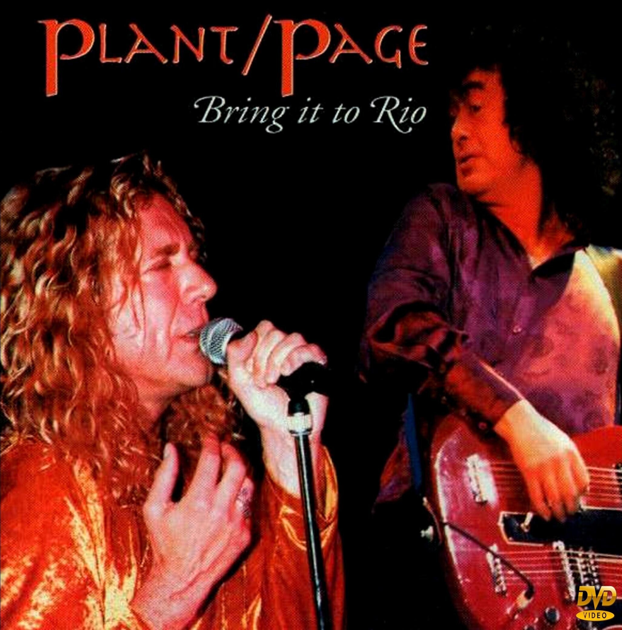 Jimmy Page & Robert Plant Live In Rio 1996 dvd