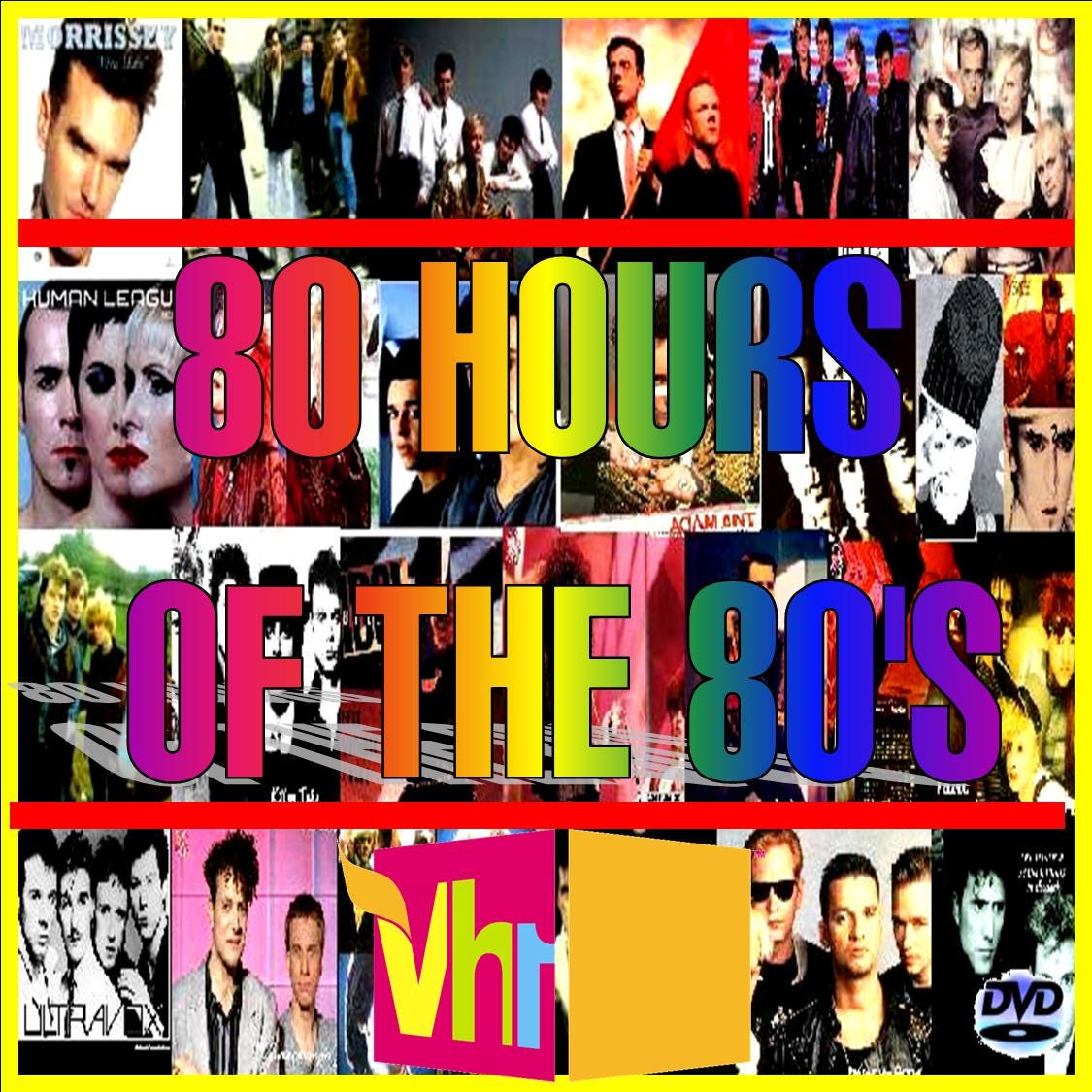 80 Hours of The 80's VH1 Labor Day Special 32 DVDs