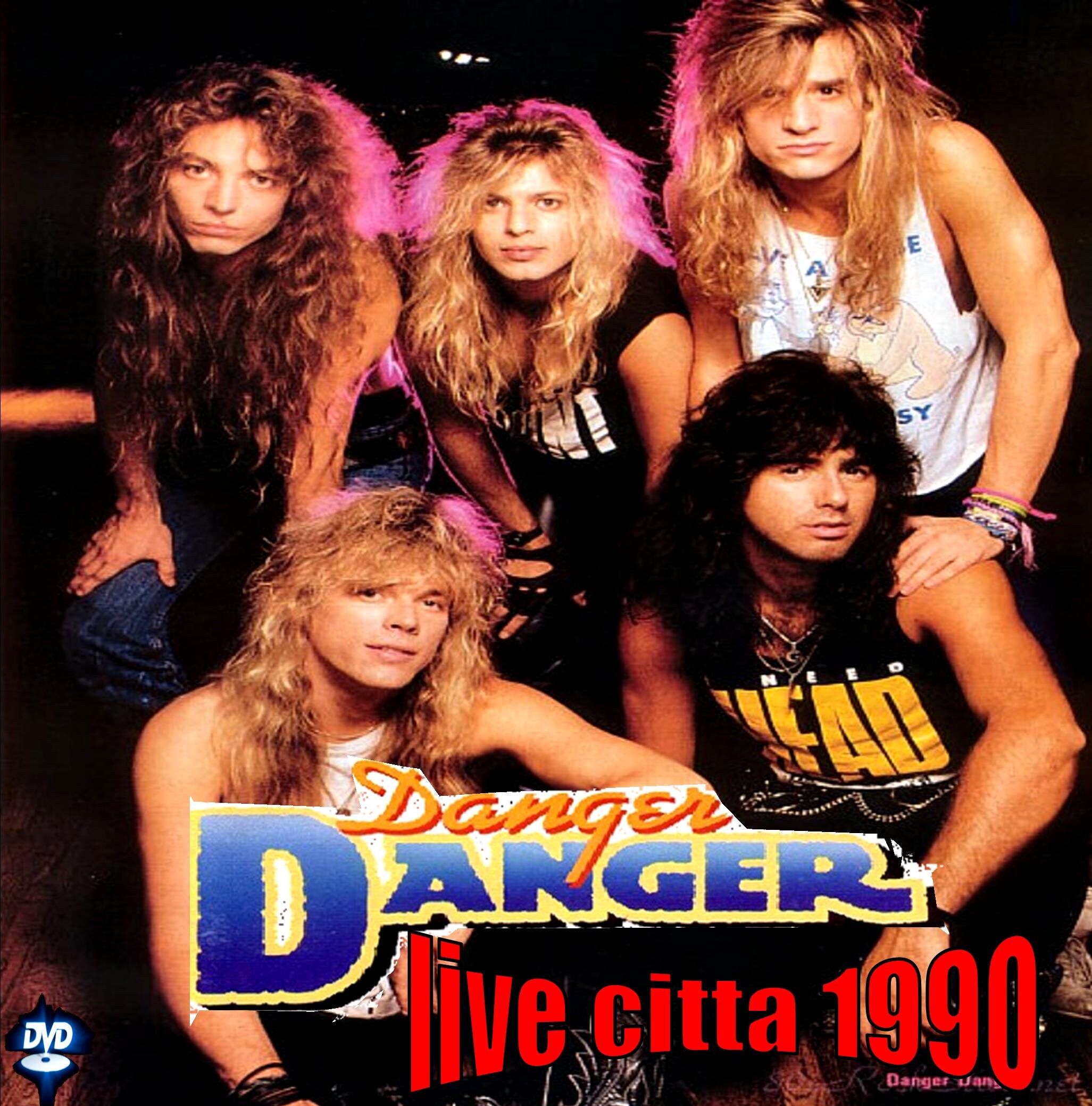 Danger Danger Live Citta 1990 dvd/Only For Collectors Quality 8.5/10