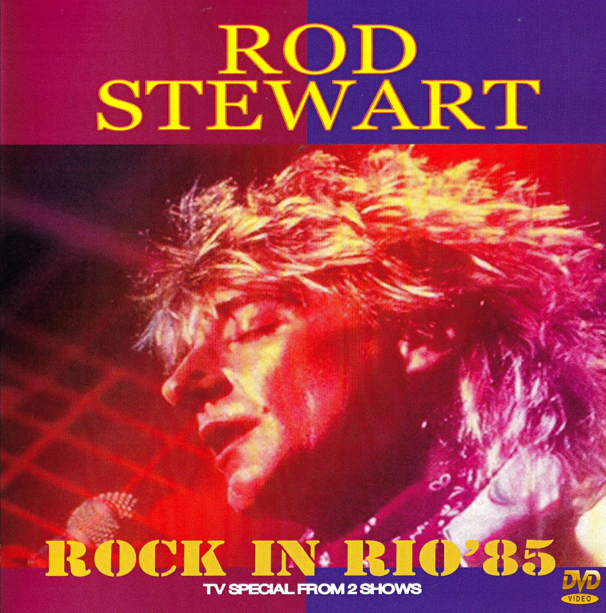 Rod Stewart Live Rock in Rio 1985 dvd/Only For Collectors Quality 8/10