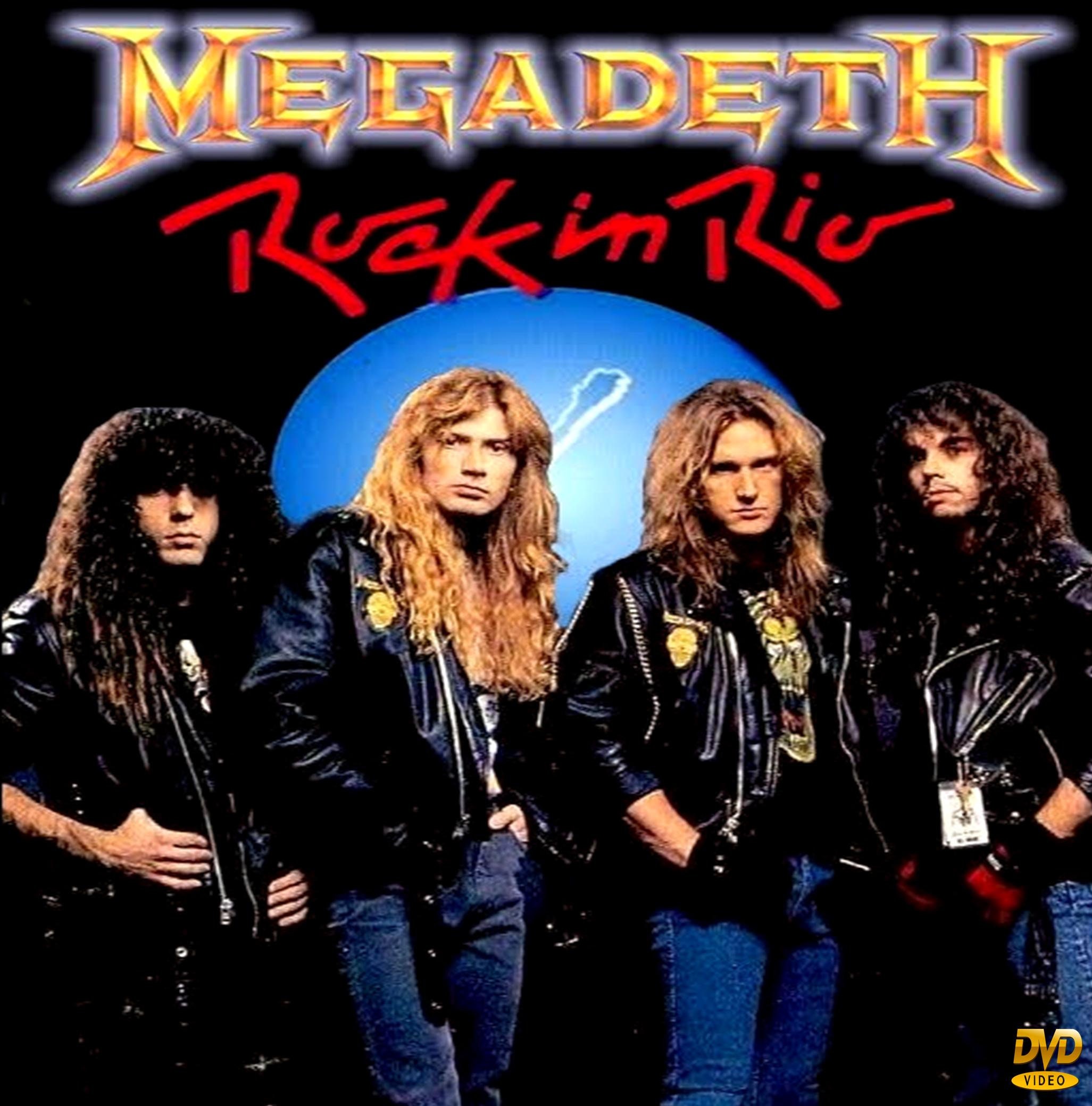 Megadeth Live Rock in Rio 1991 dvd/Only For Collectors Quality 8/10