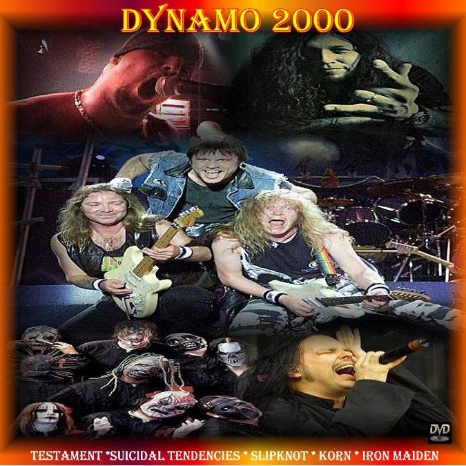 Dynamo Fest 2000 Testament, Maiden, Slipknot, Korn & Suicidal dvd/Only ...