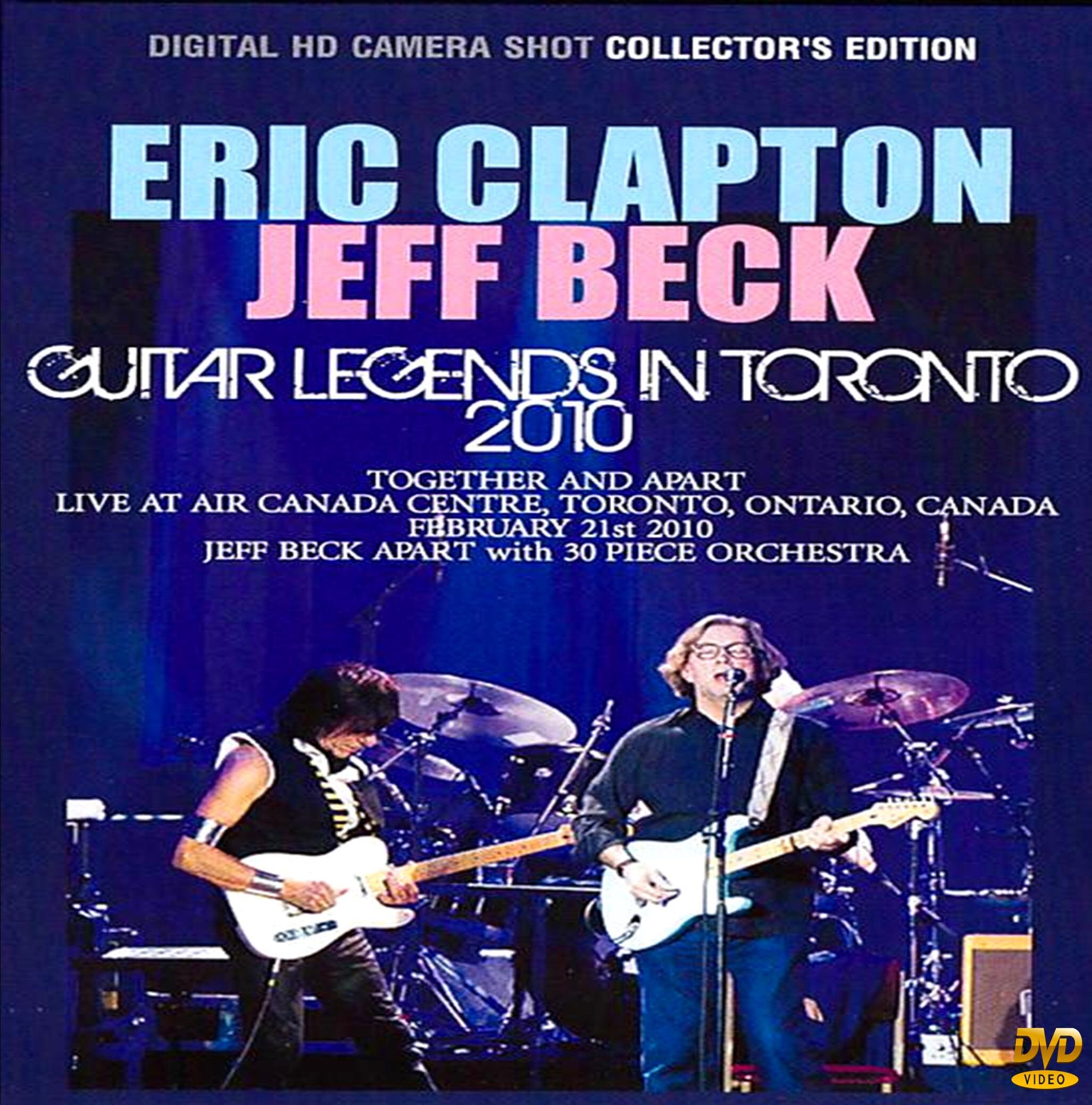 Jeff Beck & Eric Clapton Live Air Canada Centre 2010 2 dvds