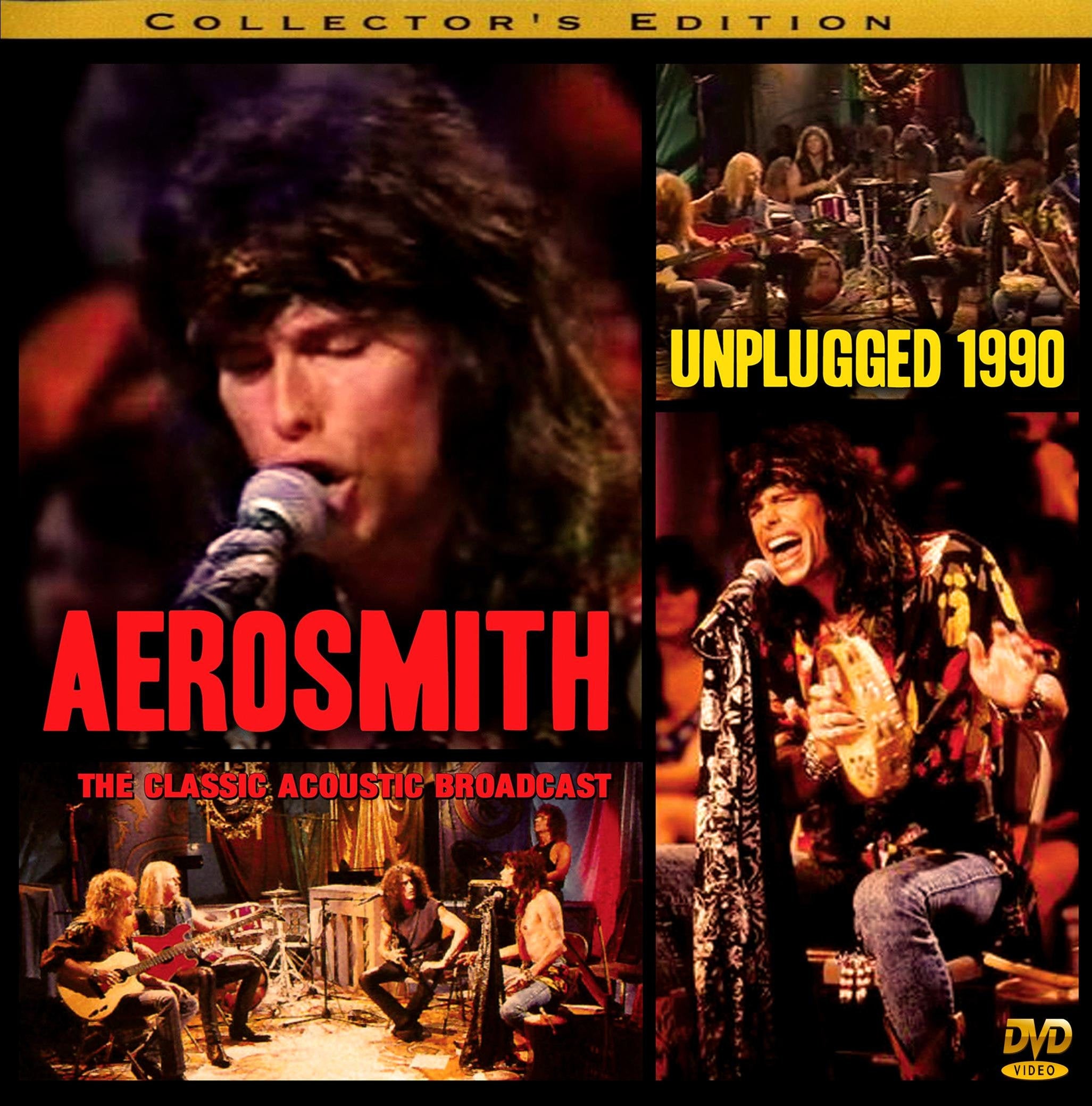 Aerosmith UNPLUGGED & UNCUT 1990 dvd