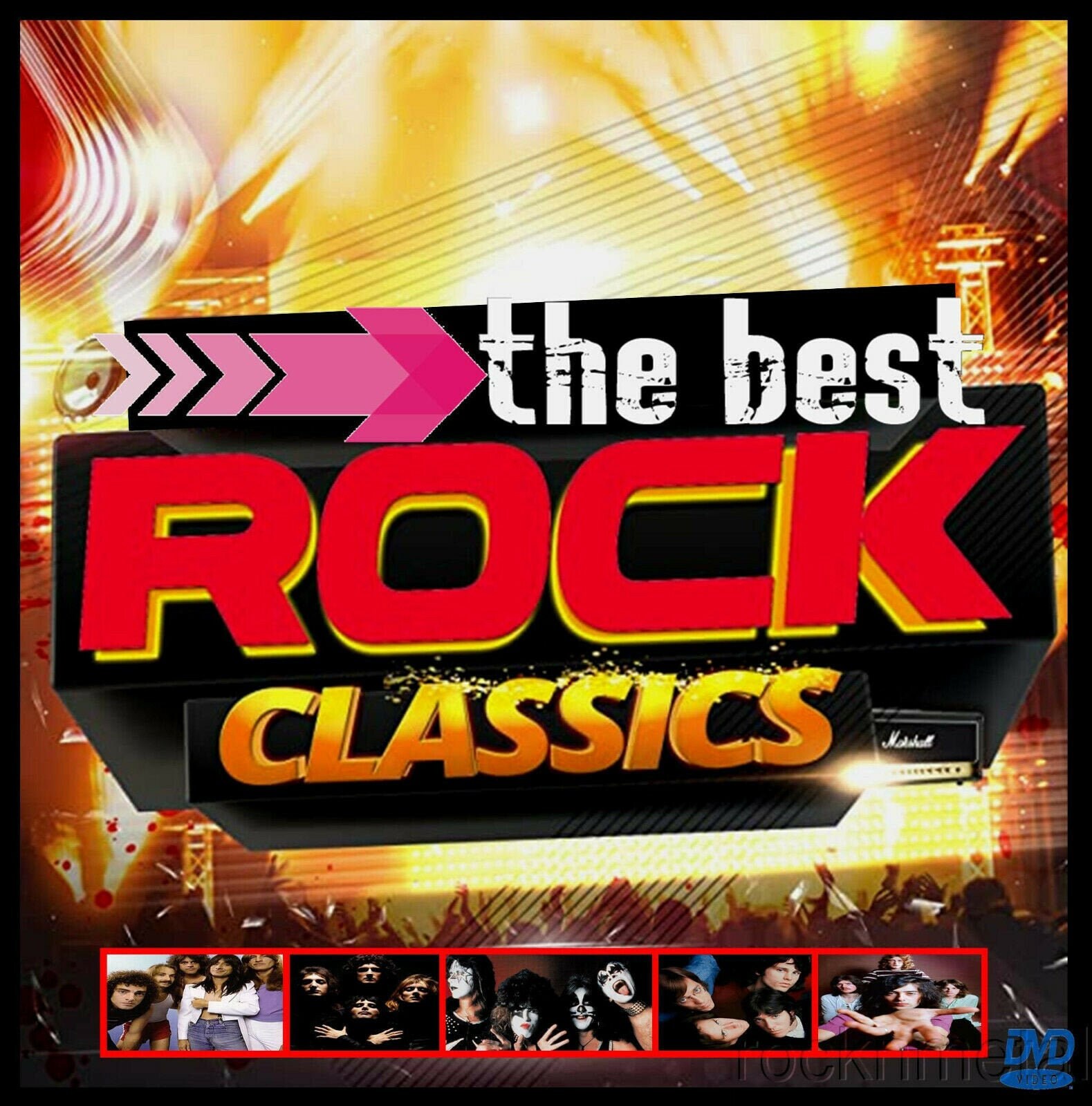 Ultimate Rock Hits Collection of All Time Best Of 10 dvds/150 videos Gift