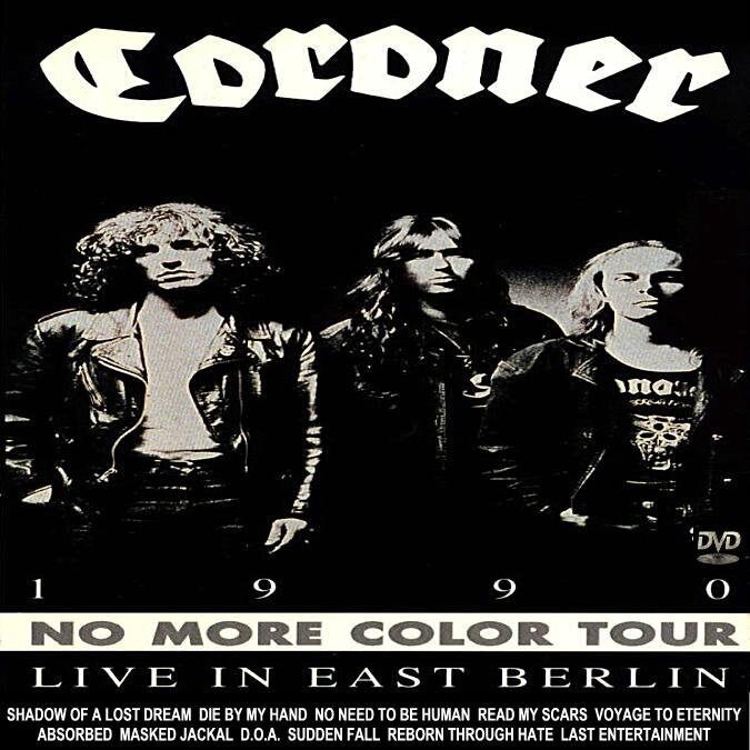 Coroner No More Color Tour 1990 dvd