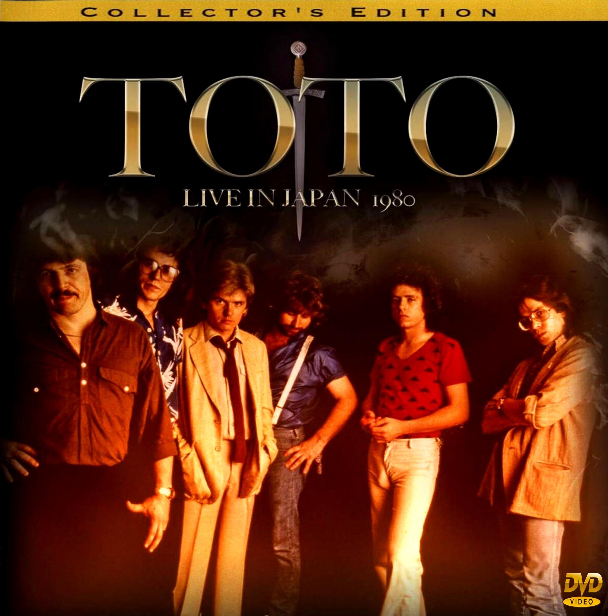 Toto Live in Tokyo 1980 dvd/Only For Collectors Quality 8/10