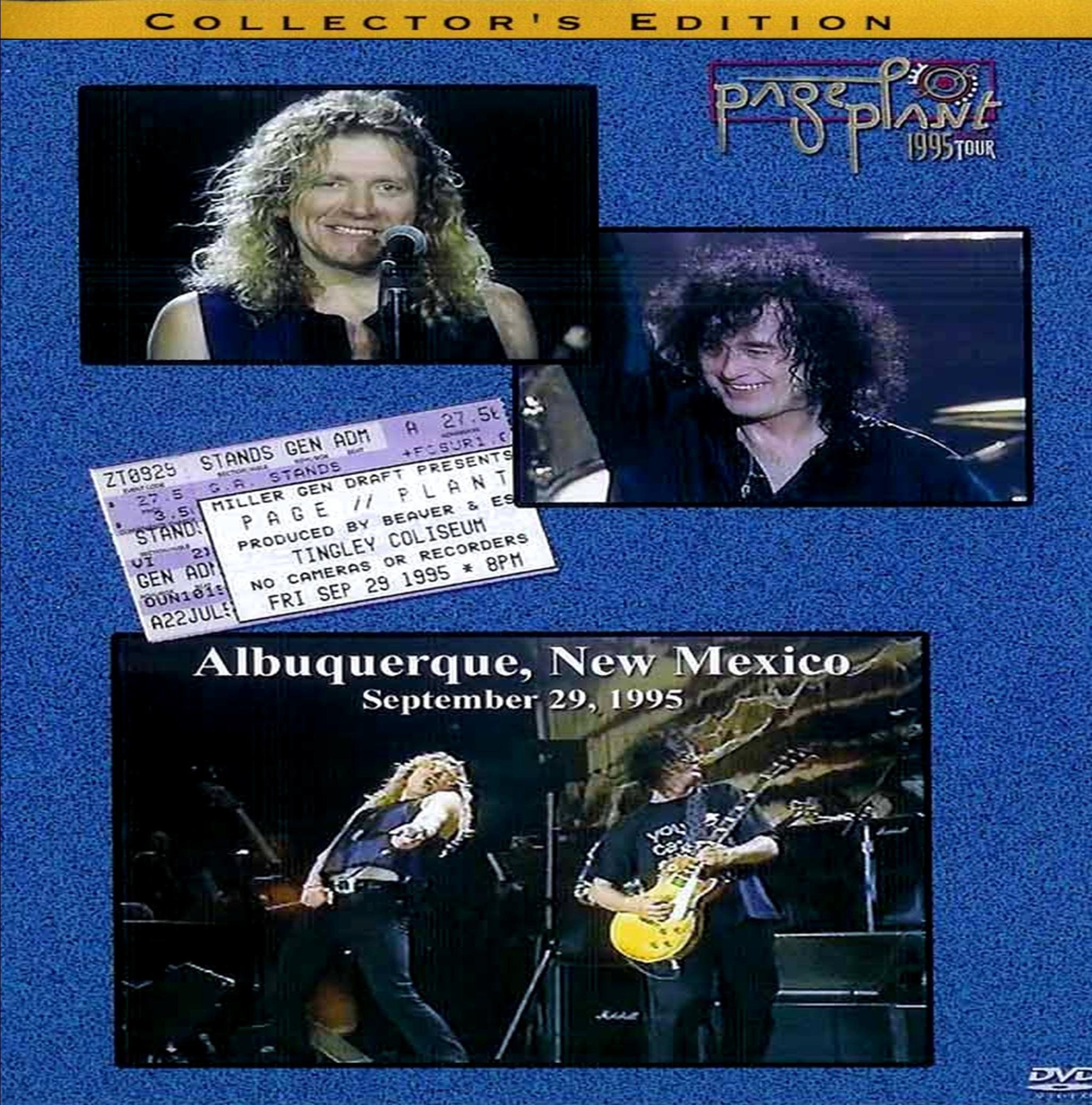 Jimmy Page & Robert Plant Live Albuquerque 1995 dvd