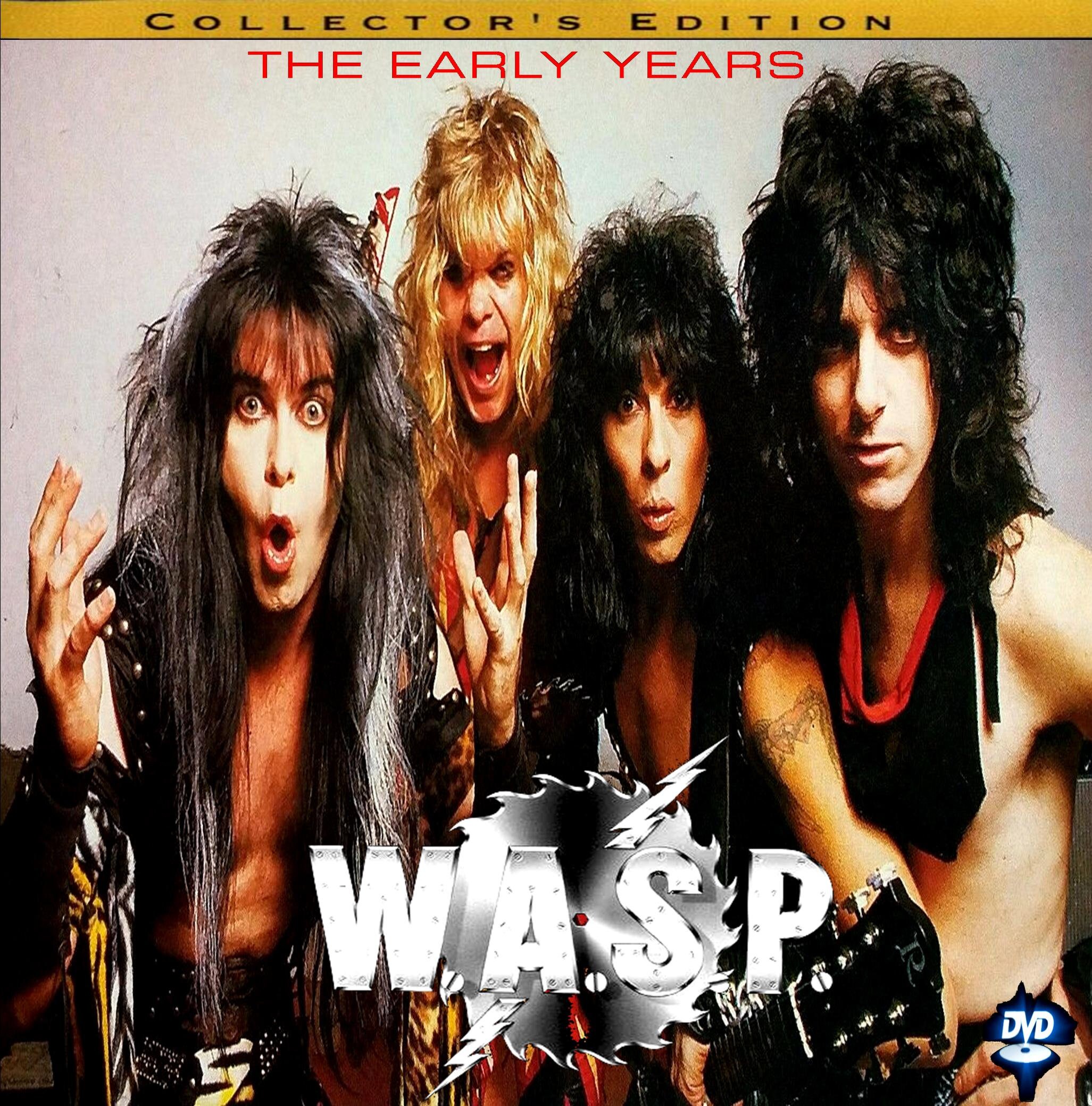 WASP The Early Years 1984 - 1986 2 dvds/Only For Collectors Quality 8/10