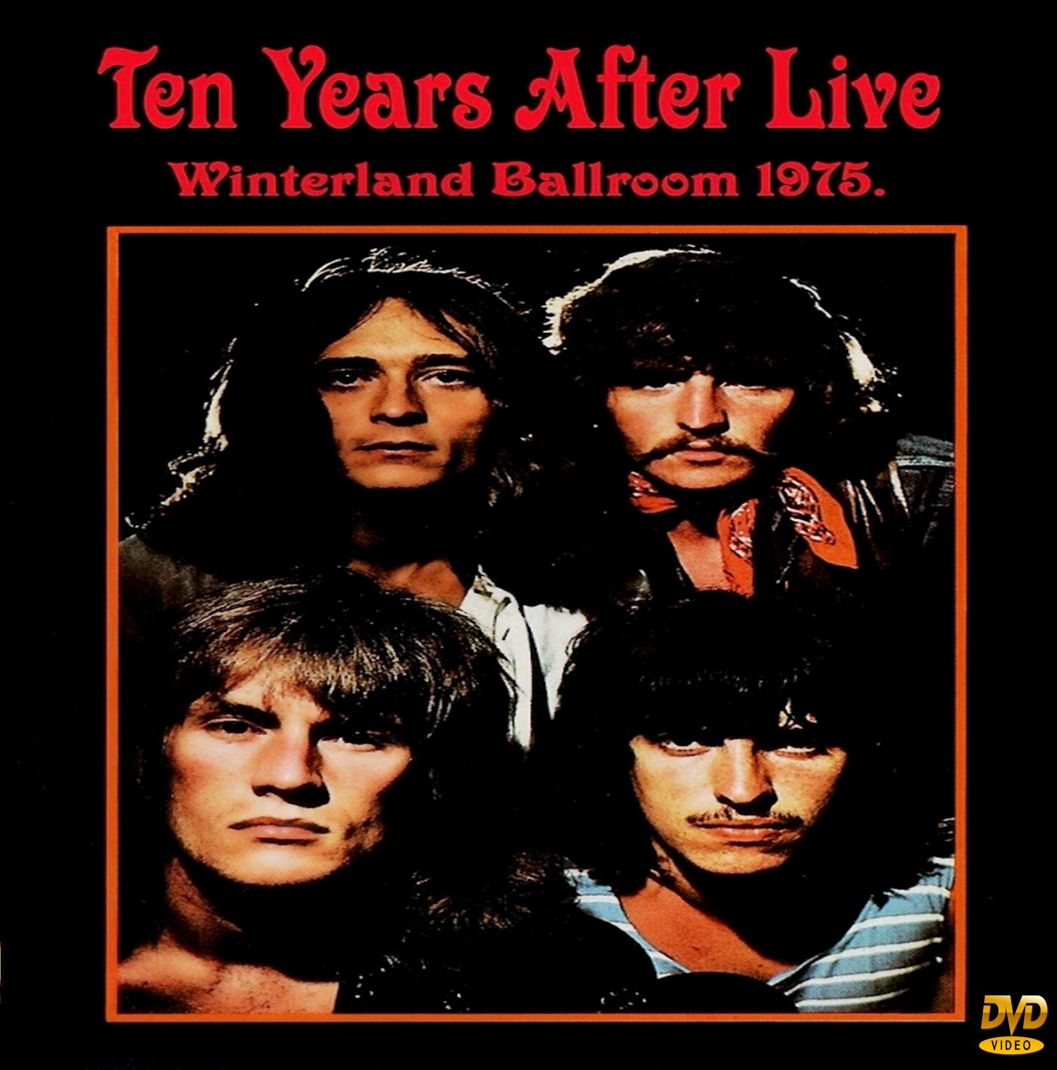 Ten Years After Live Winterland 1975 dvd/Only For Collectors Quality 8/10