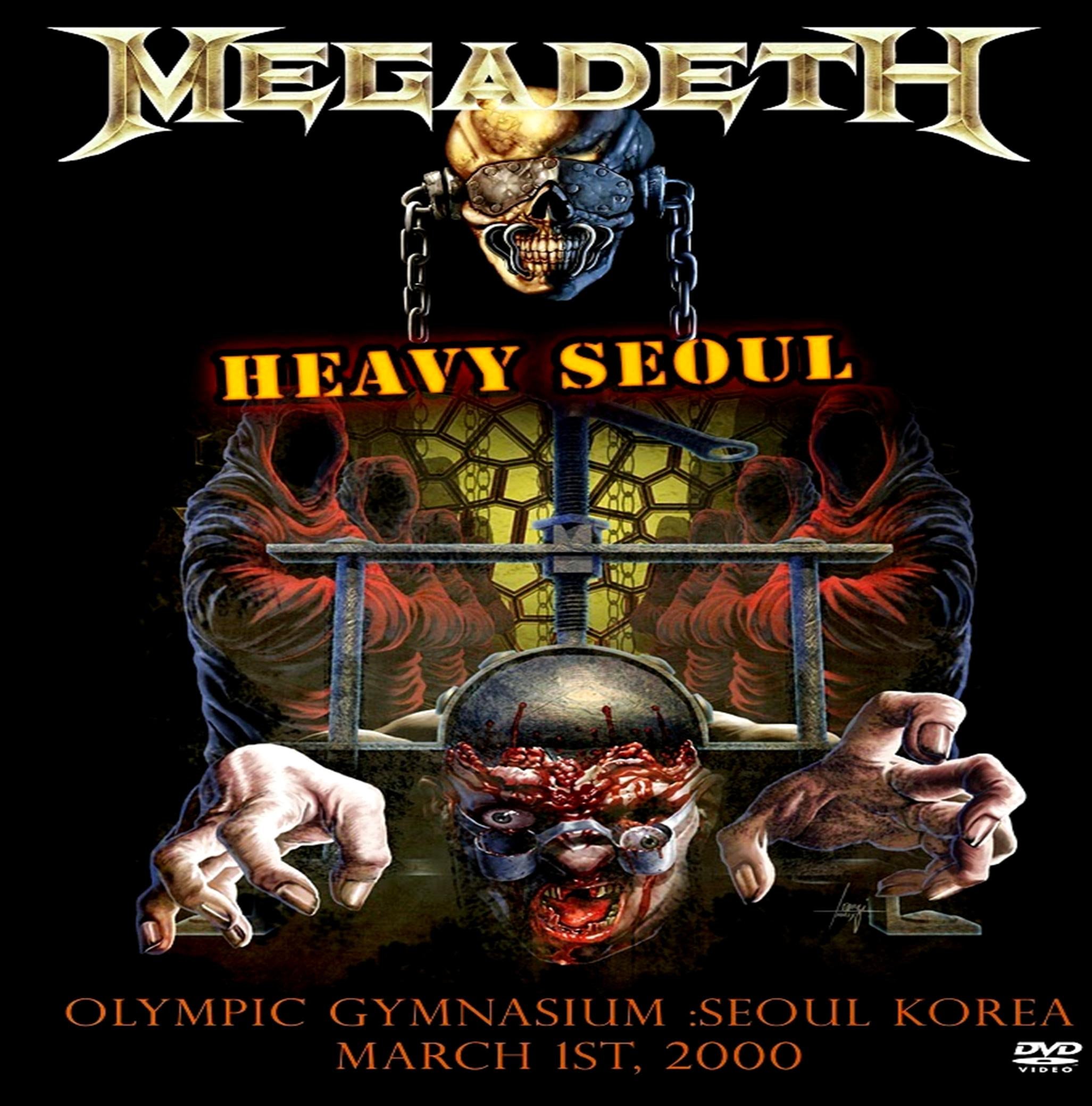 Megadeth Live Seoul 2000 dvd/Only For Collectors Quality 8/10