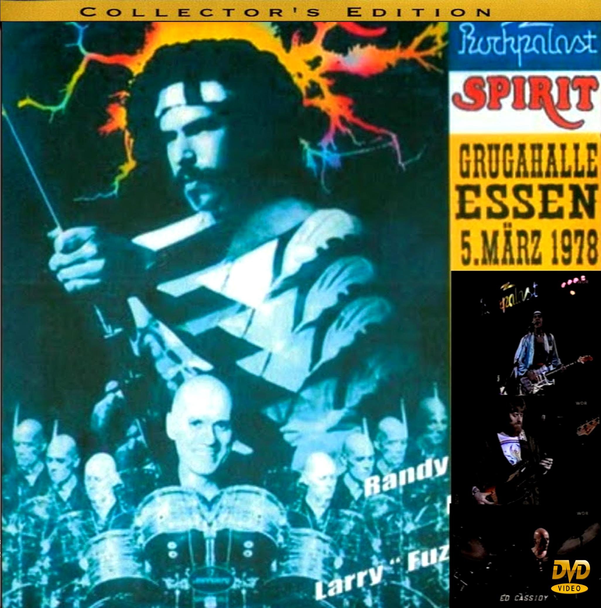 Spirit Live Rockpalast 1978 dvd/Only For Collectors Quality 8/10