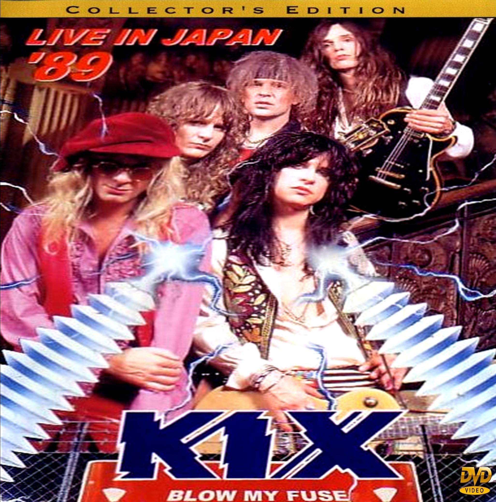 Kix Live in Japan 1989 dvd