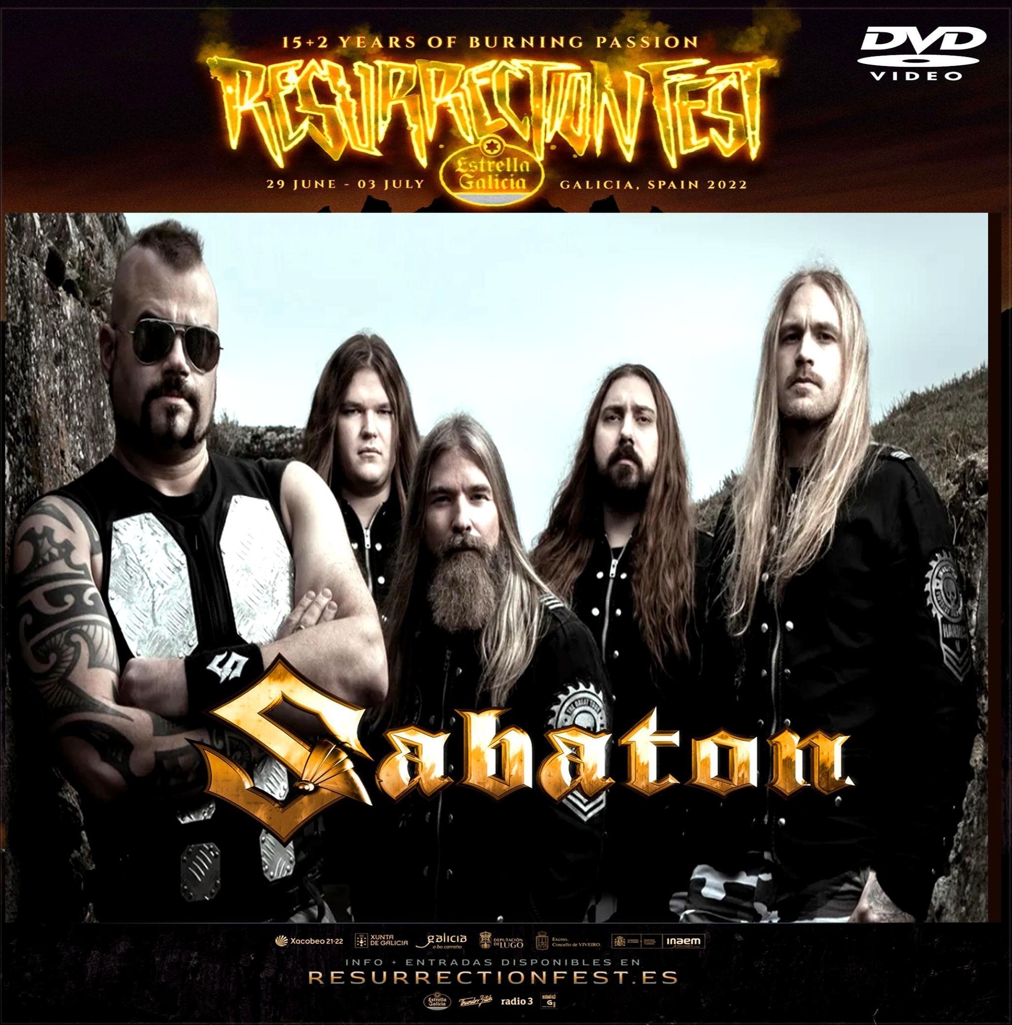 Sabaton Live Resurrection Fest 2022 DVD