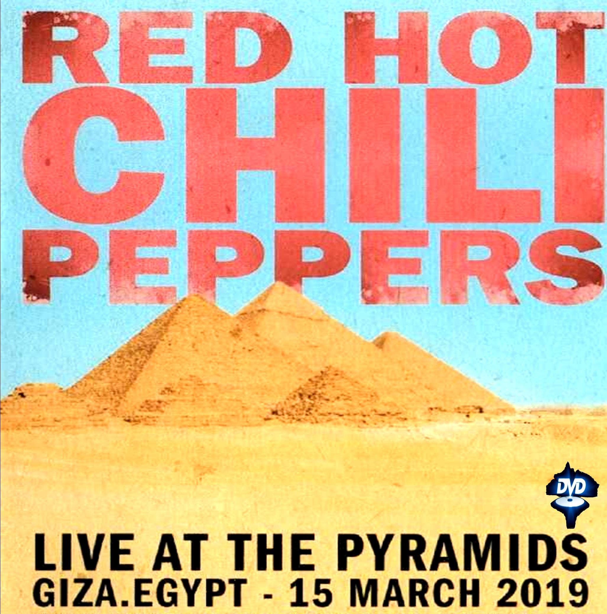 Red Hot Chili Peppers Live At The pyramids 2019 dvd