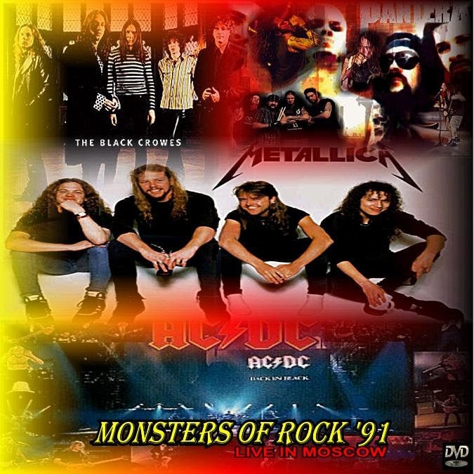 MONSTERS of ROCK 1991 Metallica/Pantera/ac/dc dvd