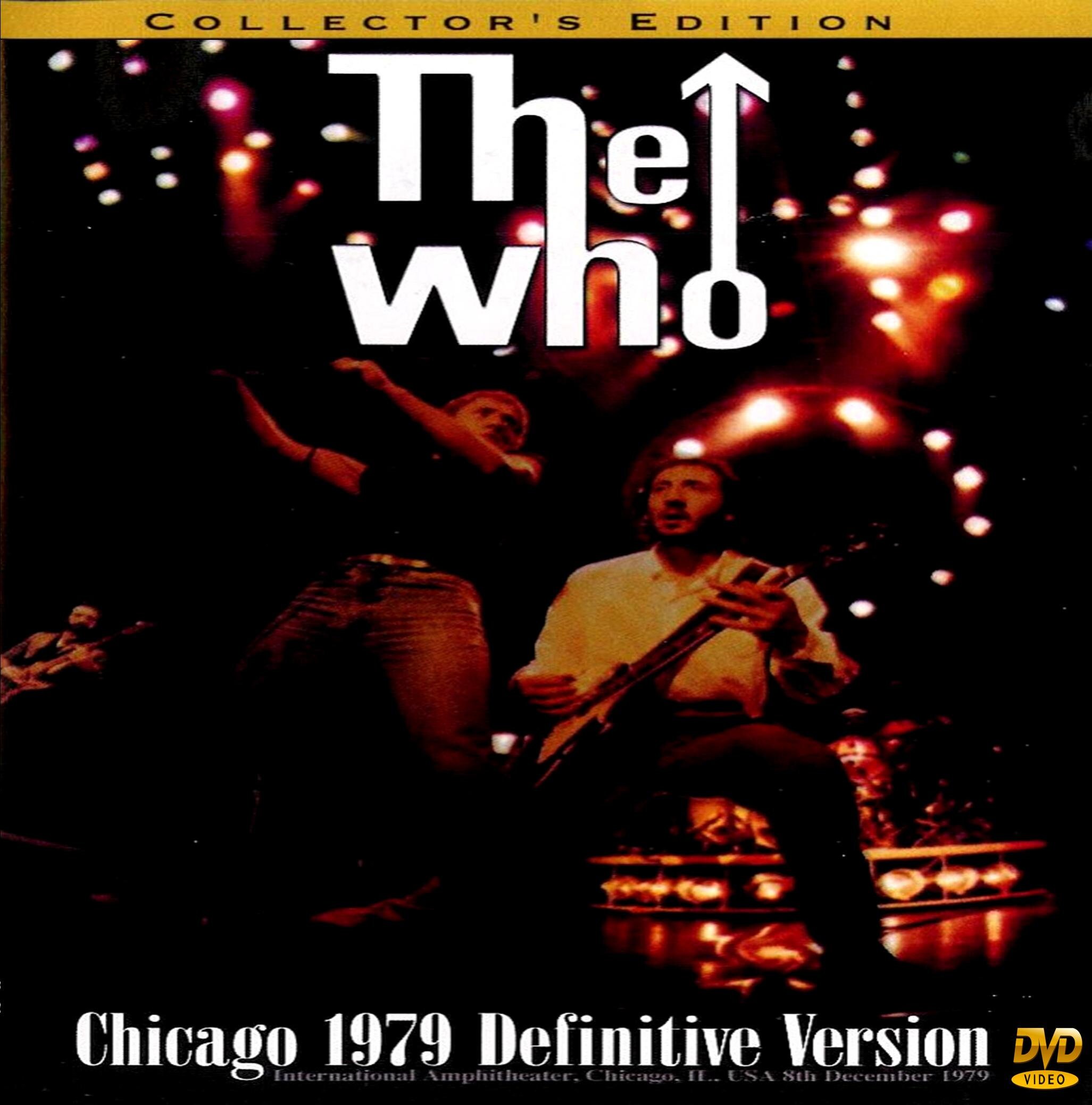 The Who Live Chicago 1979 dvd/Only For Collectors Quality 8/10