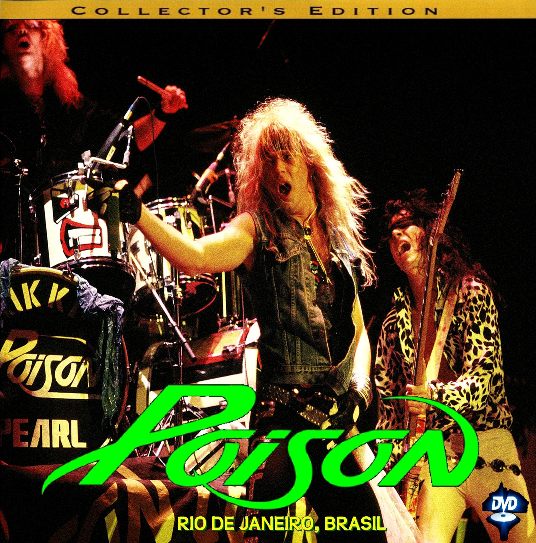 Poison Live In Rio 1994 dvd/Only For Collectors Quality 8/10