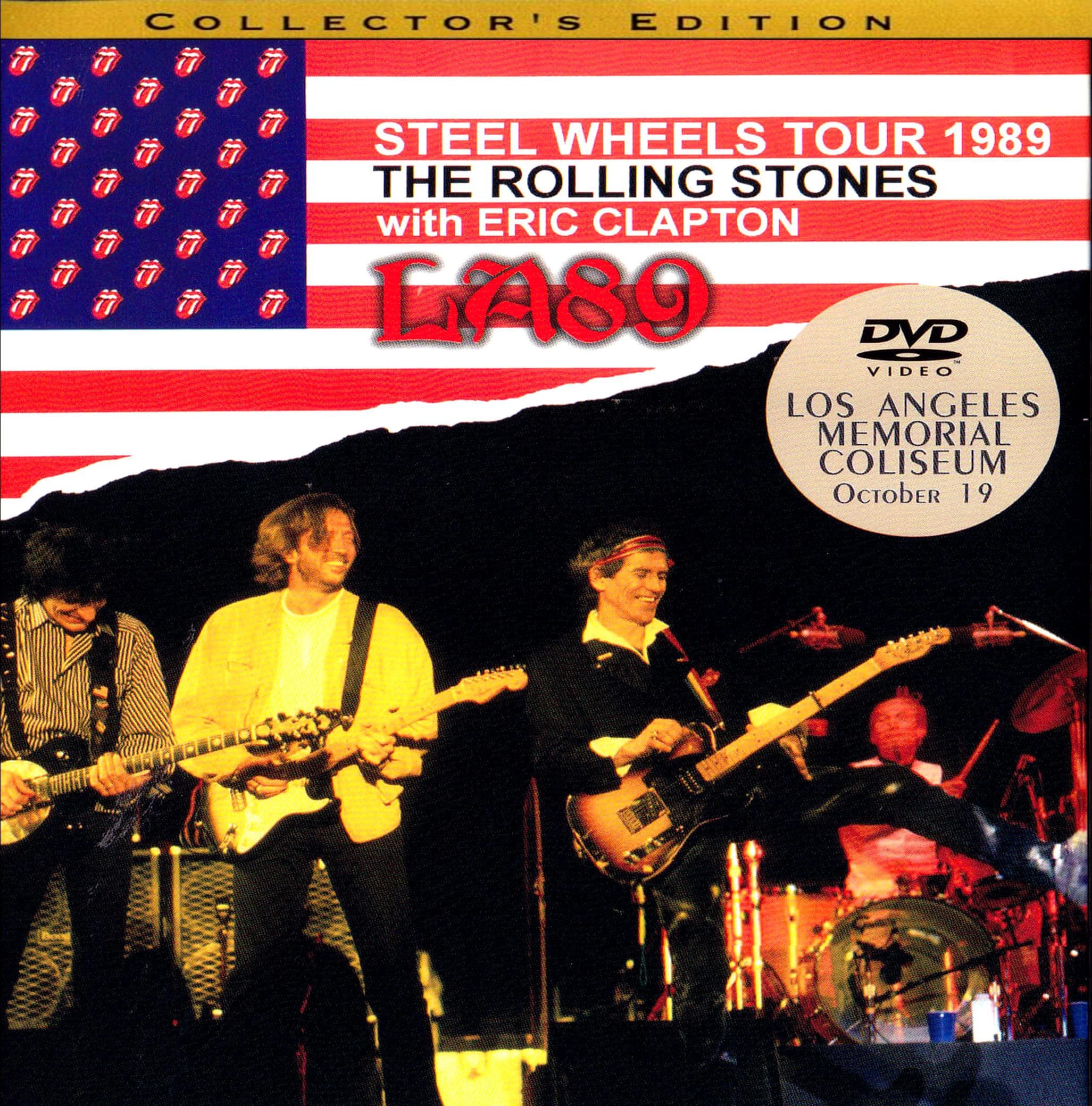 The Rolling Stones Steel Wheels Tour 1989 with Eric Clapton dvd/Only ...