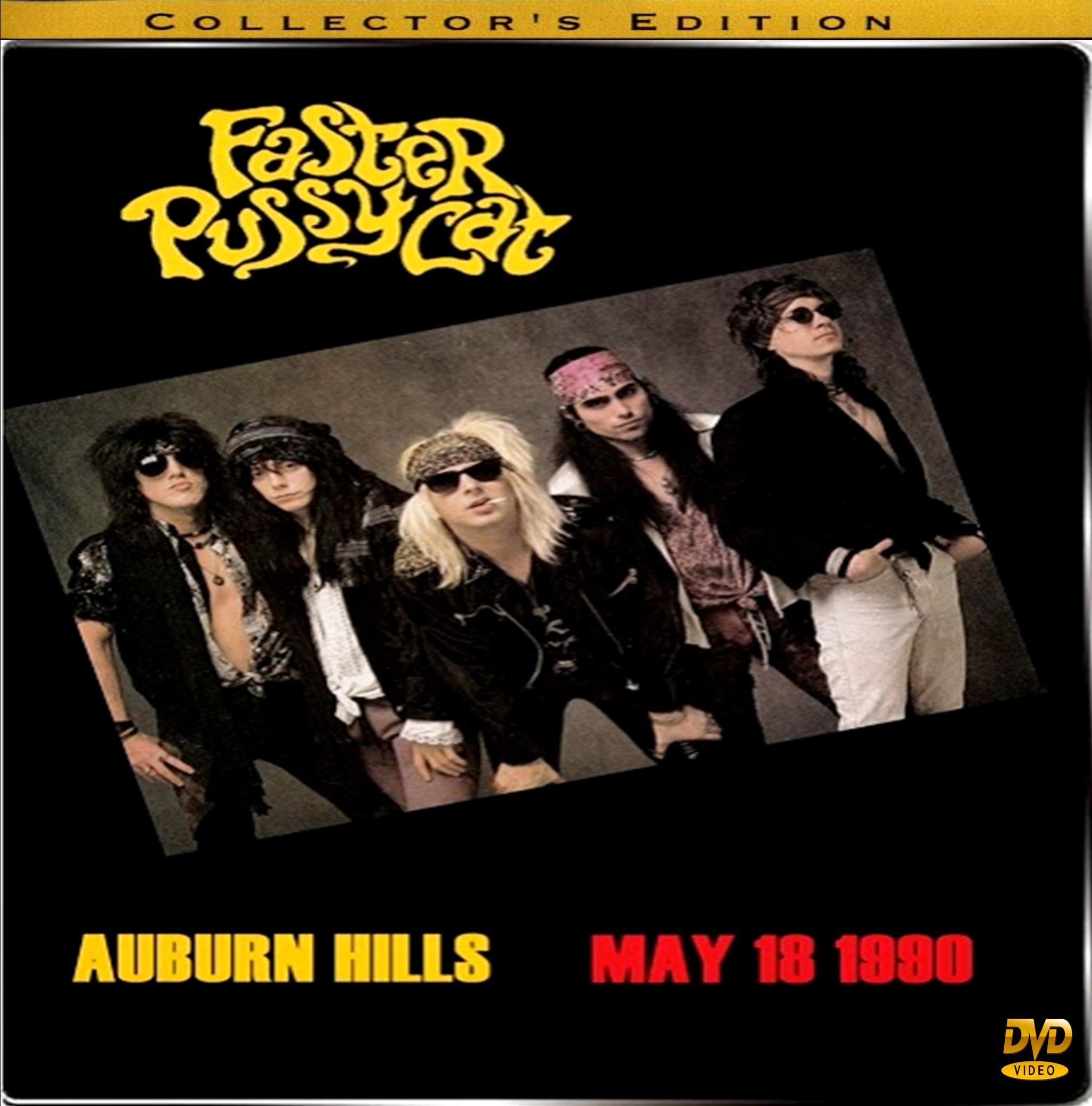 Faster Pussycat Live Detroit 1990 Dvdonly For Collectors Quality 810