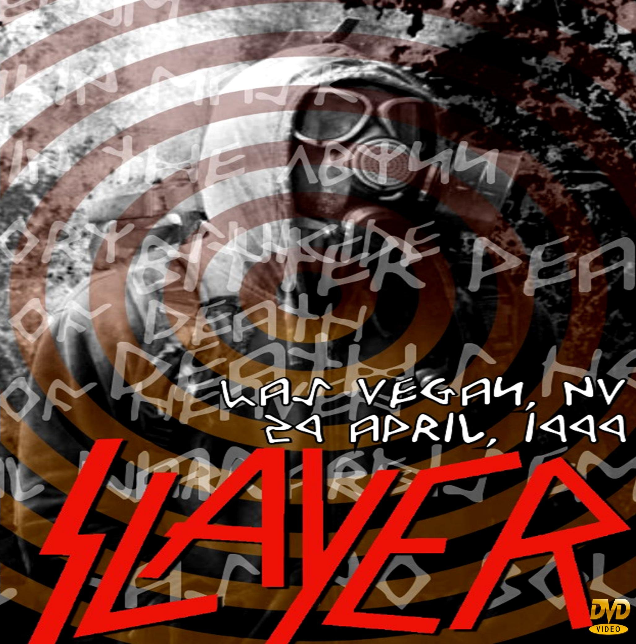 Slayer Live in Las Vegas 1999 dvd/Only For Collectors Quality 8/10