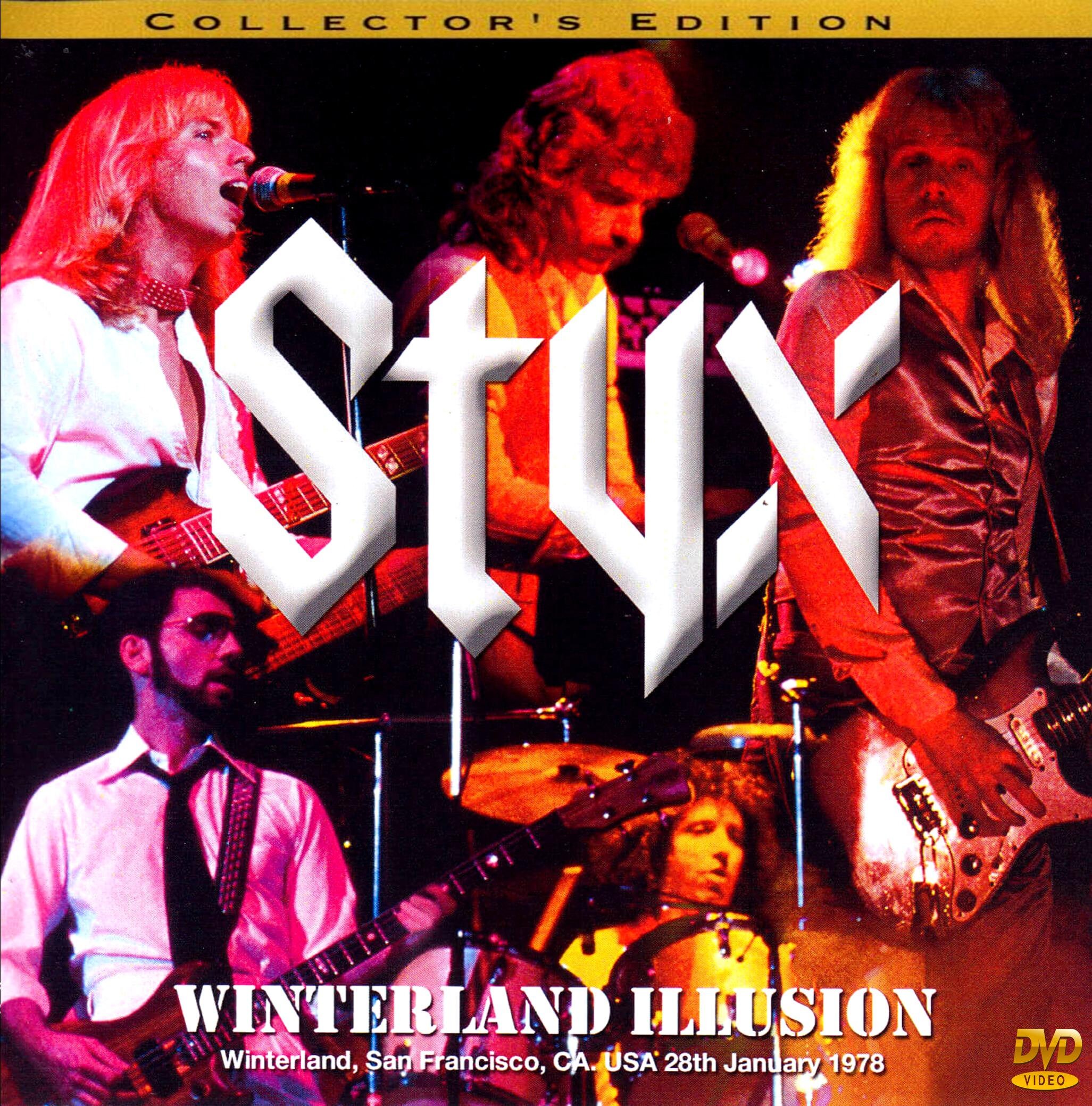 Styx Winterland Illusion 1978 dvd