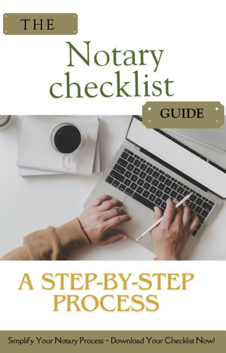 Notary Checklist Guide: Everything You Need to Start Your Notary Career ...