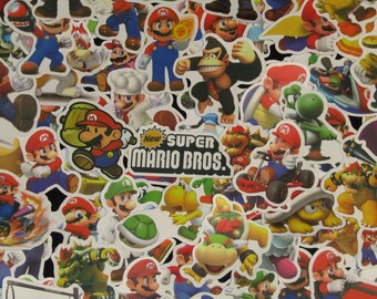 Bowser Super Mario Bros Sticker Decal Laptop Sticker - Etsy