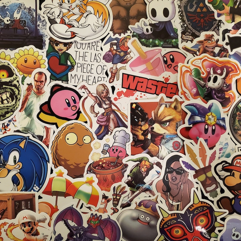 Nintendo Stickers - Etsy