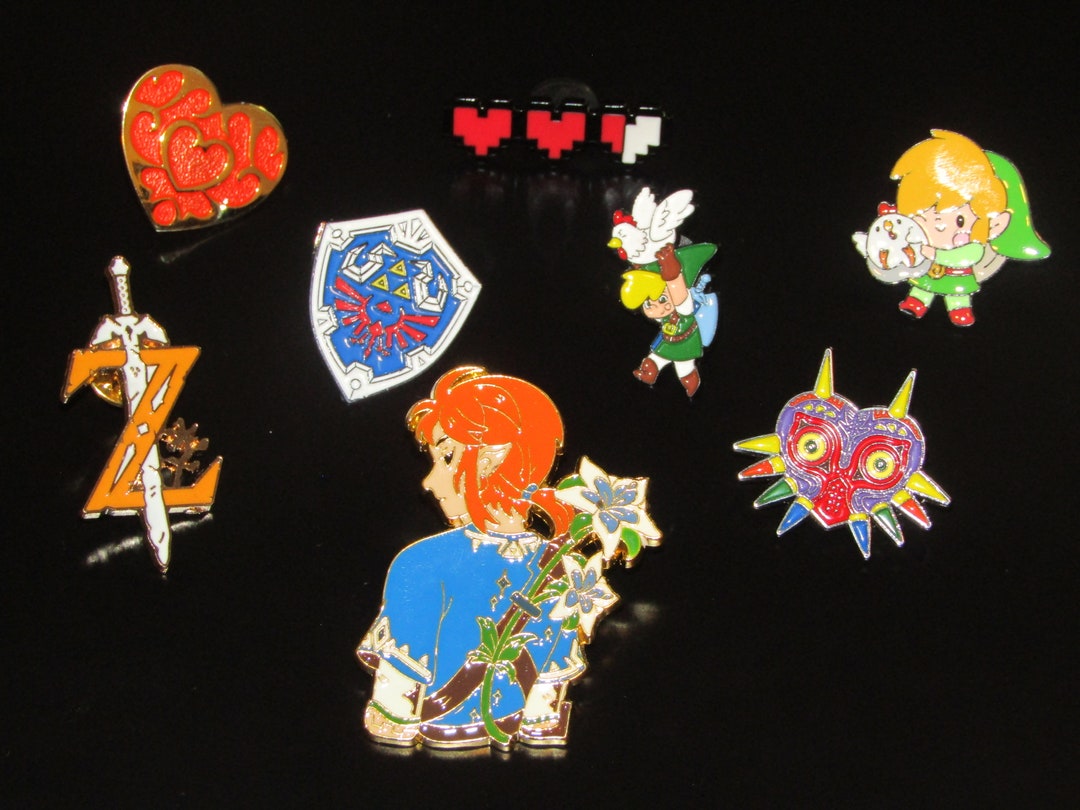 Metal Enamel Zelda Pins - Etsy
