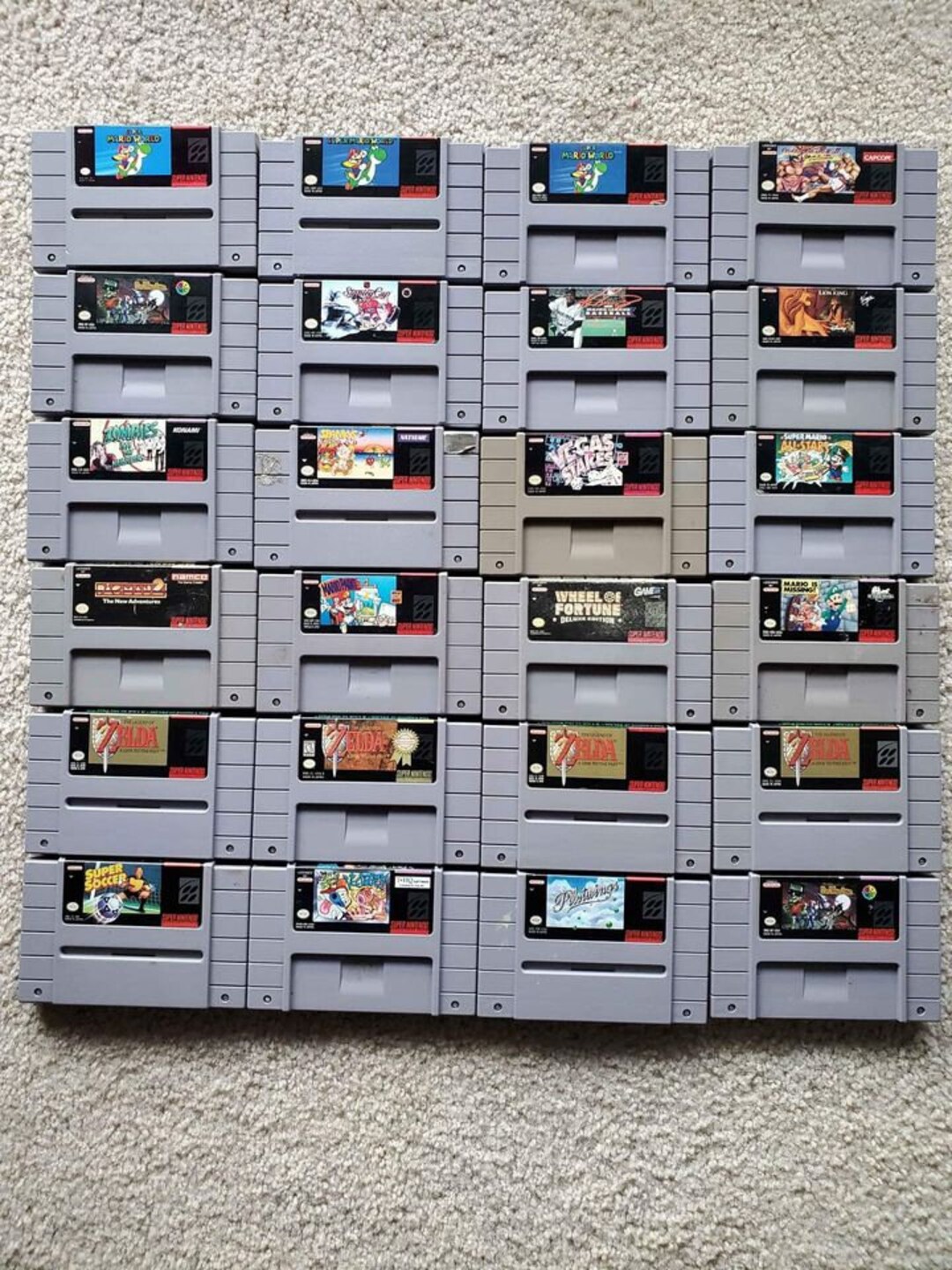 Authentic Super Nintendo SNES Video Games - Etsy
