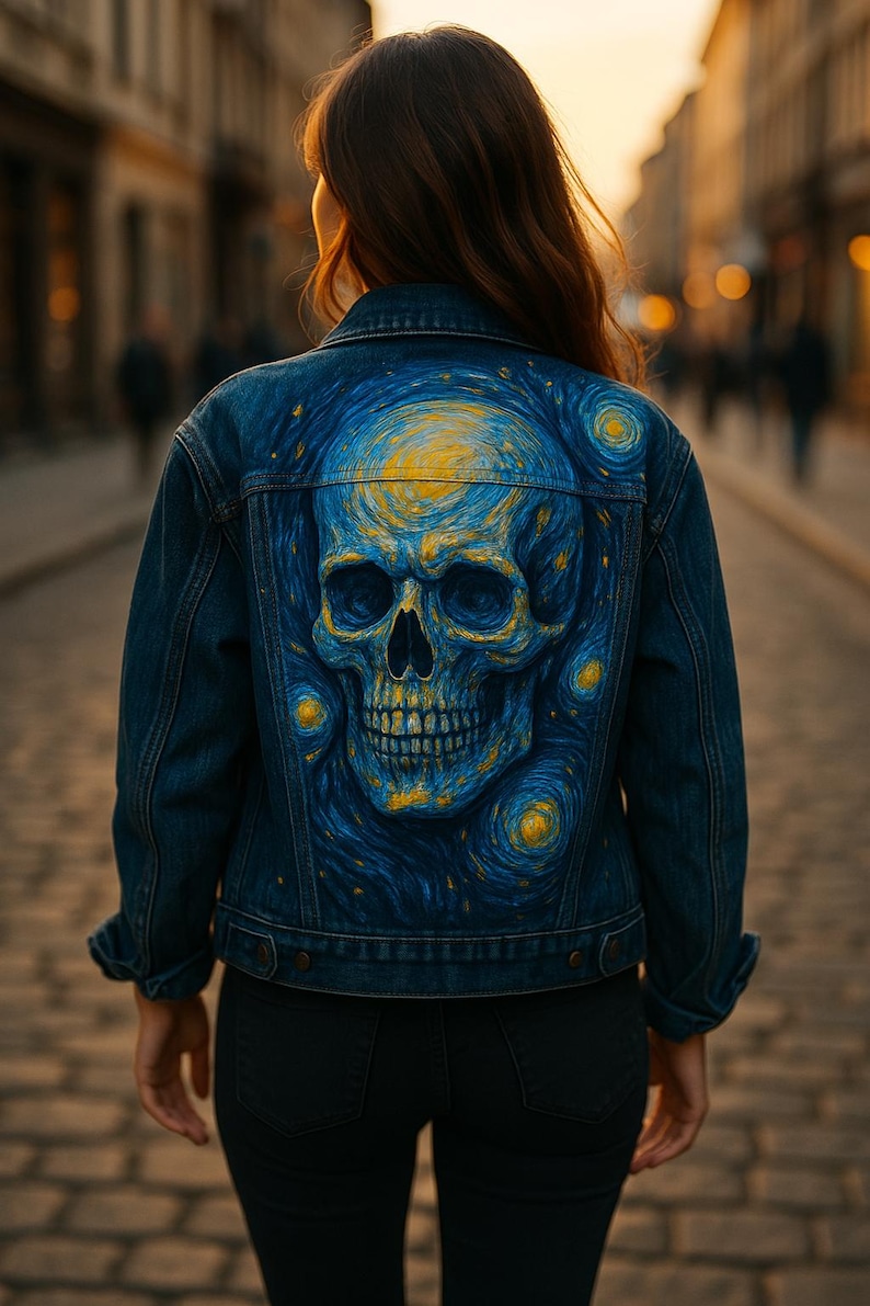Hand-painted Denim Jacket – "operation: Mindcrime" Inspired Wearable ...