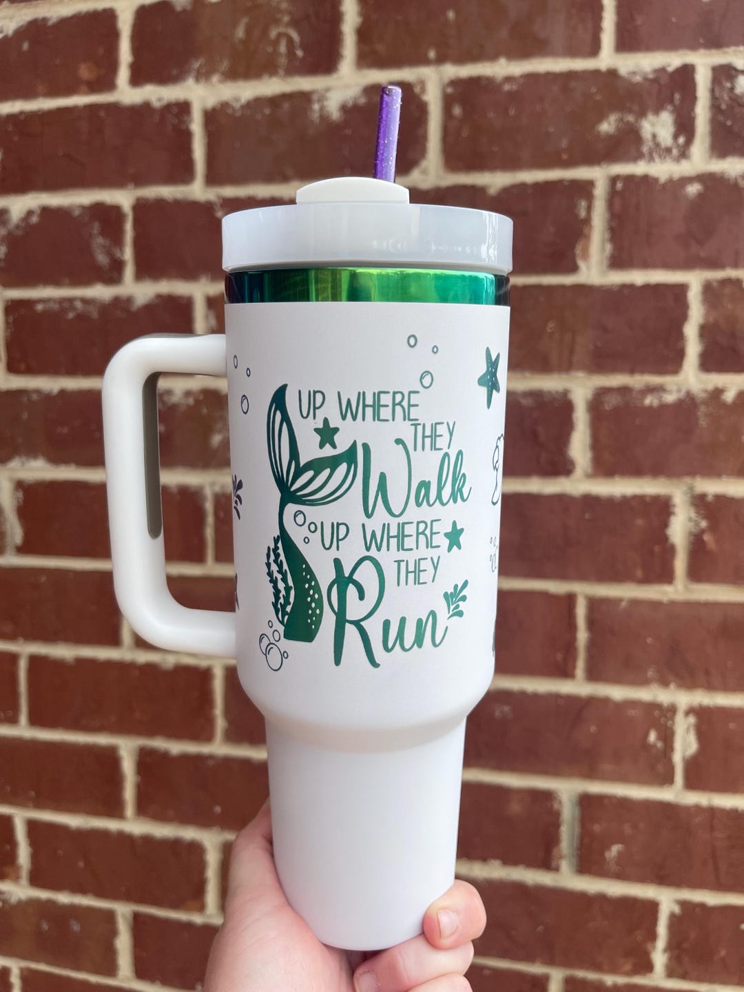 Mermaid Engraved 40oz Cup - Etsy