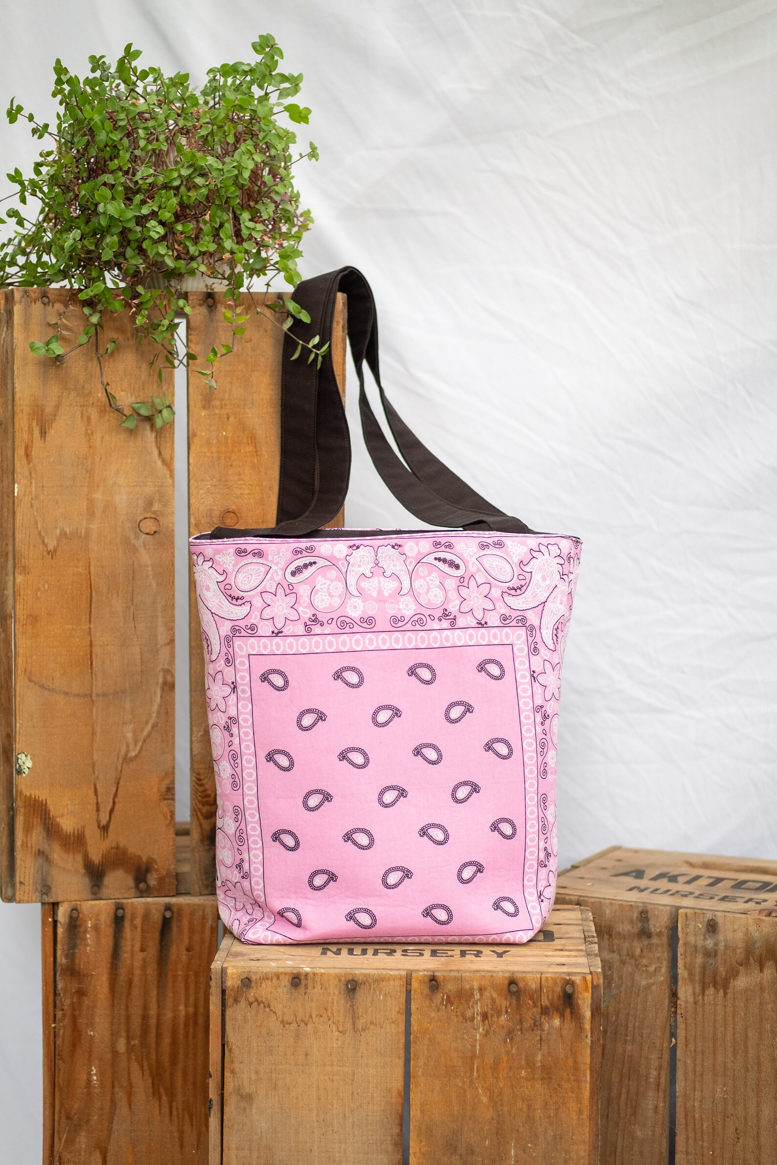 Bandana Tote Bag Shoulder Purse - Etsy