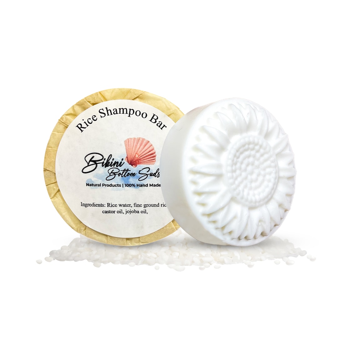 Rice Water Shampoo Bar, Shampoo Bar, Rice Shampoo, Sls Free, Paraben ...