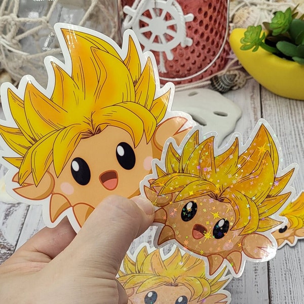 Goku Super Saiyan Stickers - Etsy