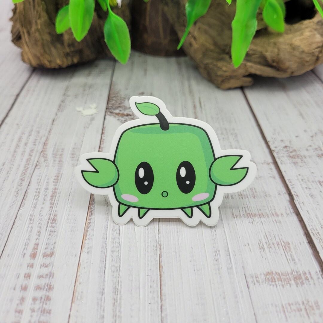 Junimo Crab Sticker - Matte Vinyl, Cute Anime Chibi Stickers - 3" - Etsy