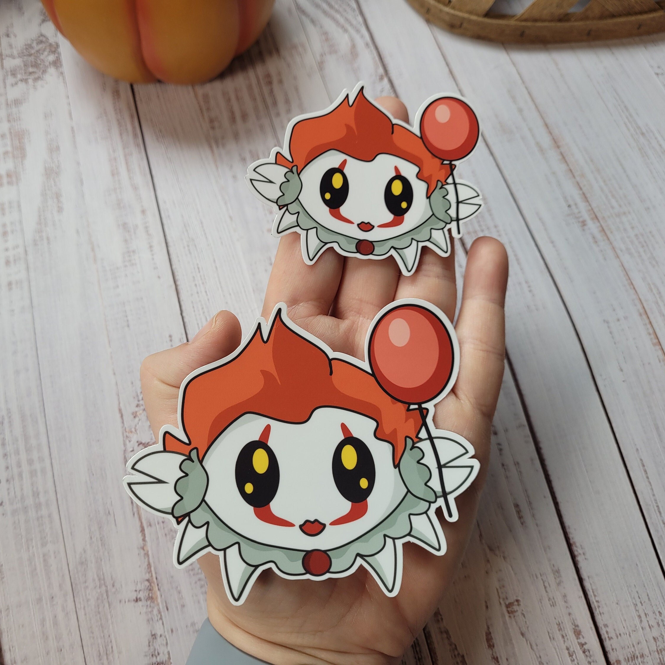 Penny Crab Halloween Sticker Matte Vinyl, Cute Anime Chibi, Stickers, 3 ...