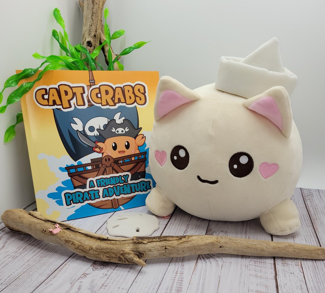 BUNDLE- Buttons the Cat Plushie + Capt Crabs: A Friendly Pirate ...