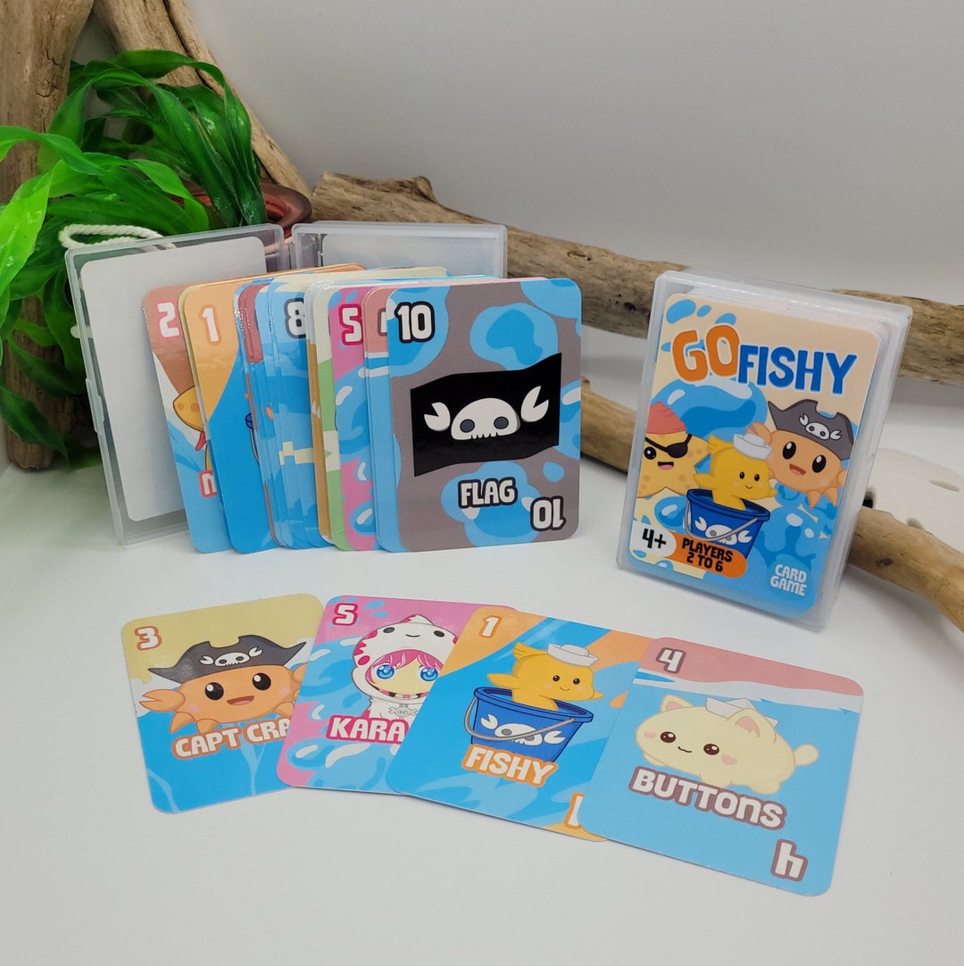 Beginner Card Game, Go Fishy- Educational, Family Game Night, Party ...