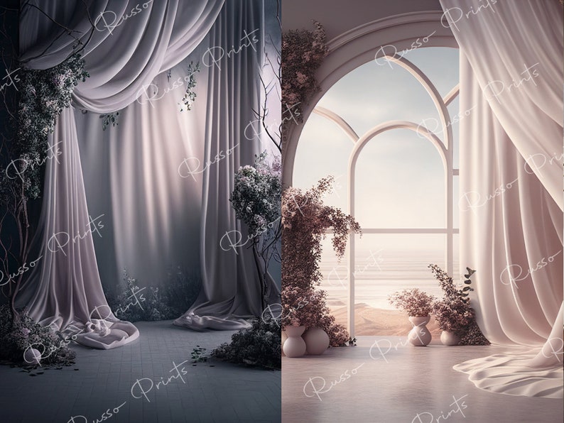 10 Digital Backdrops, Bundle Wedding Overlays, Studio Backdrop Overlay ...